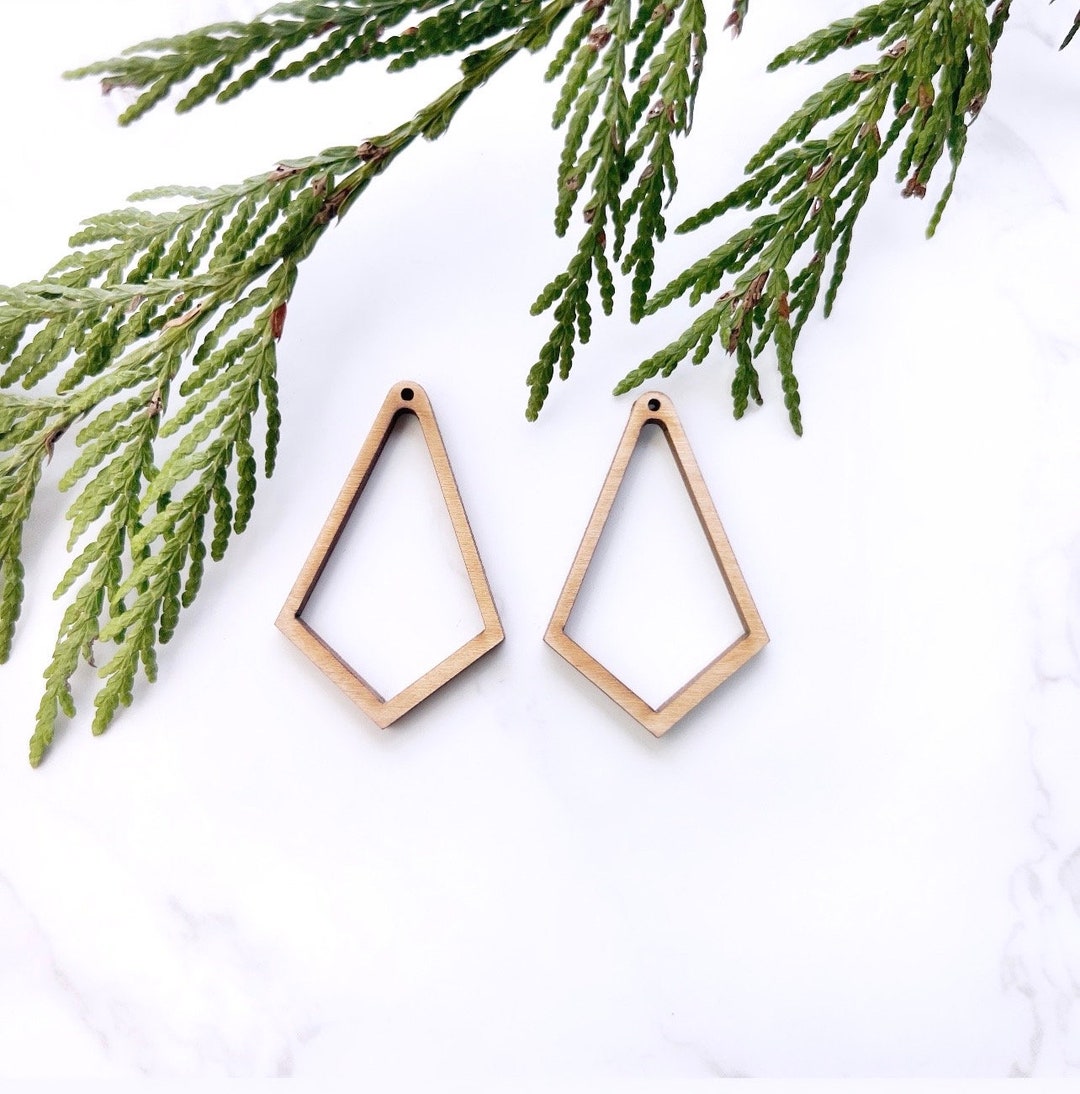 Alder Kite Laser Cut Earring Frame - Etsy