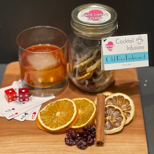 OLD REFASHIONED Cocktail Infusions Kit | Alcohol | Cocktail in a Jar ...