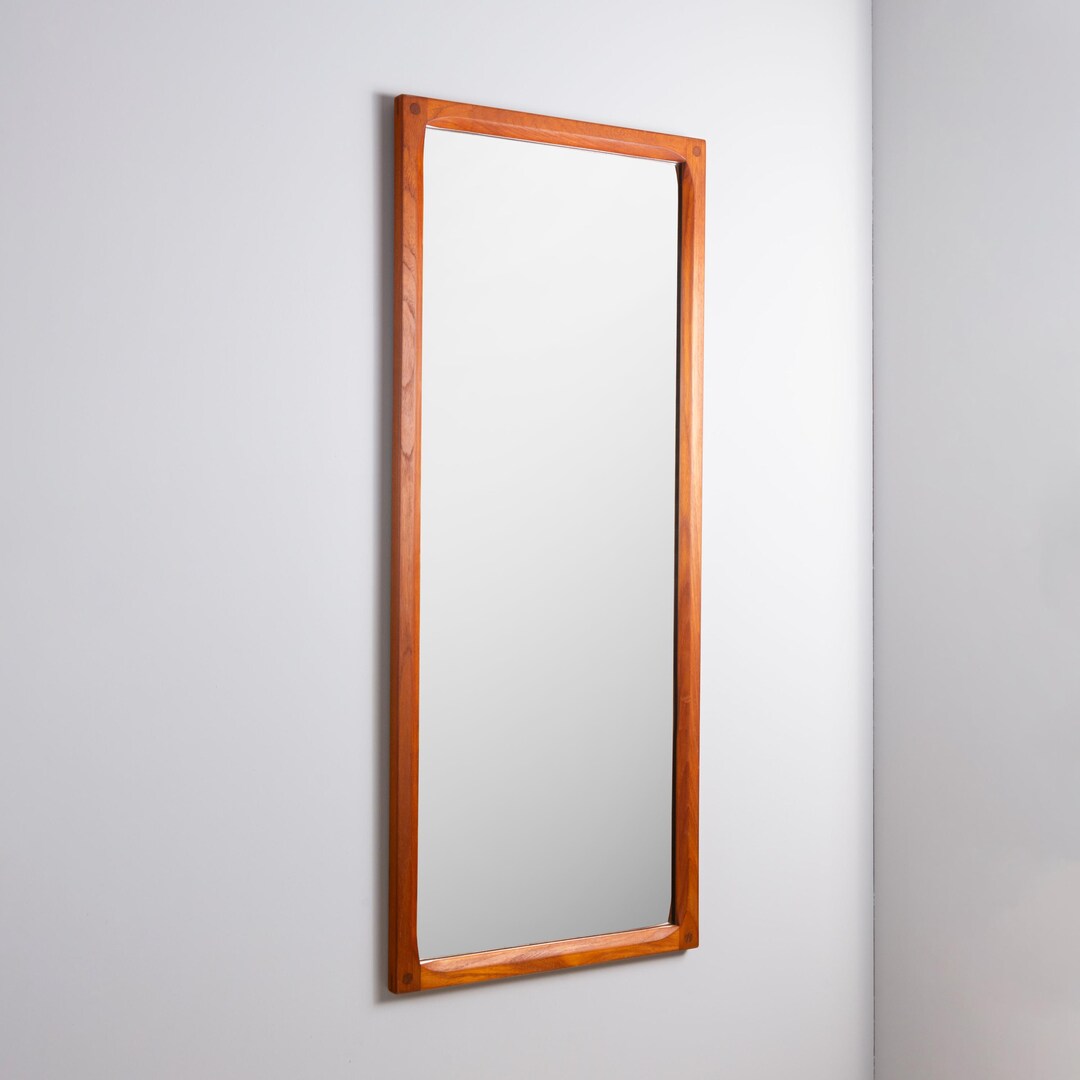 Kai Kristiansen Mirror No. 165 for Aksel Kjersgaard in Solid Teak ...