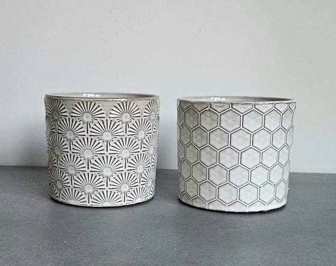 3-3 1/2" Colorful Planter, Choose Your Favorite // Large Planter ...