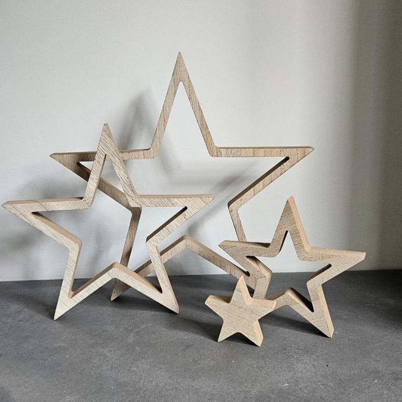 Wooden Star - Etsy