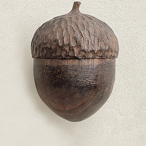 Wooden Acorn Ornament | Home Garden Decor Gift Rustic Wood Nordic ...