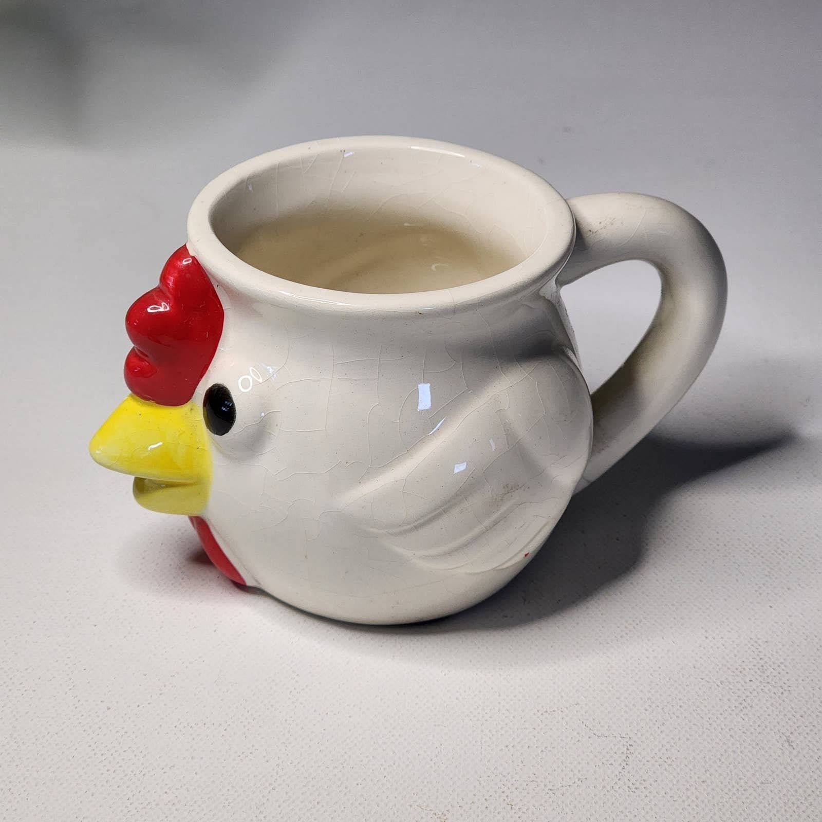 Vintage Anthropomorphic Rooster Creamer Cup Egg Separator Country Farm ...