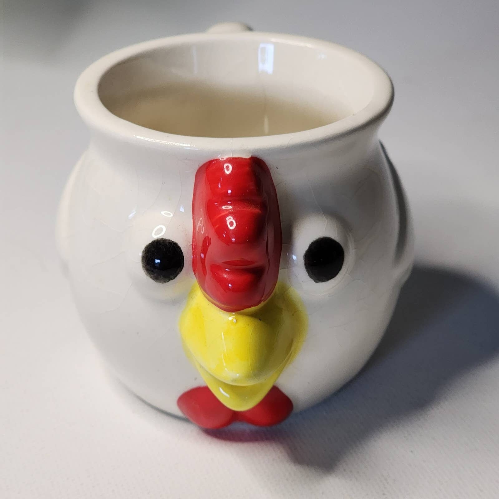 Vintage Anthropomorphic Rooster Creamer Cup Egg Separator Country Farm ...