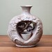 Vintage Ceramic Bird Vase With Tree Design and Votive Candle Holder - Etsy