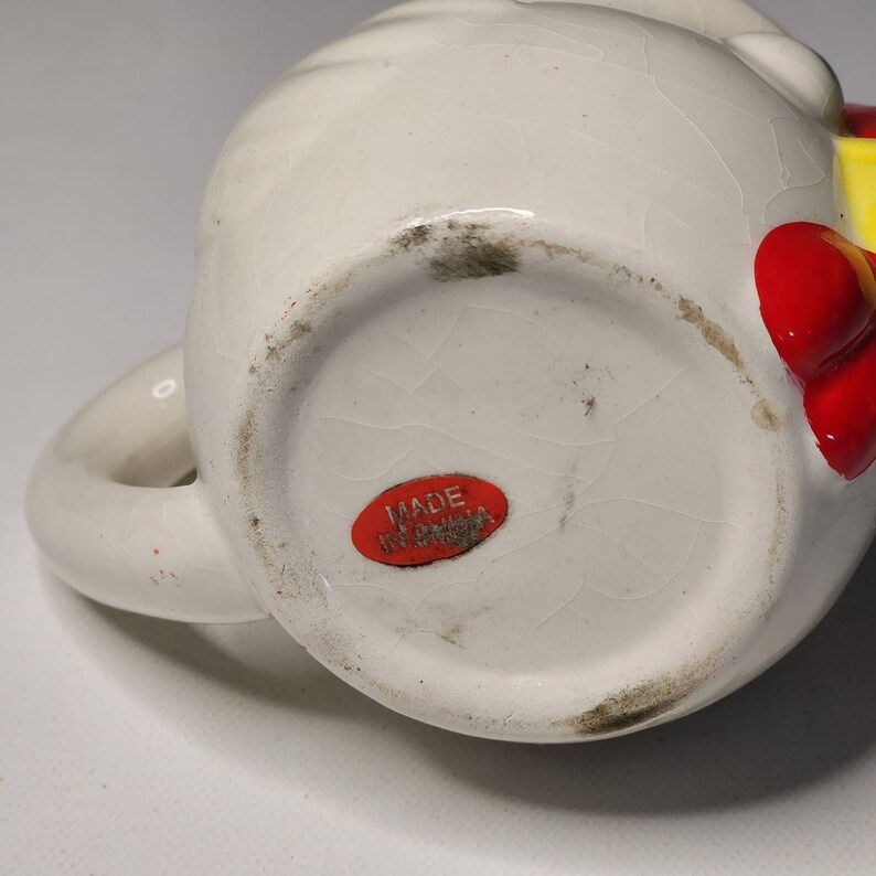 Vintage Anthropomorphic Rooster Creamer Cup Egg Separator Country Farm ...