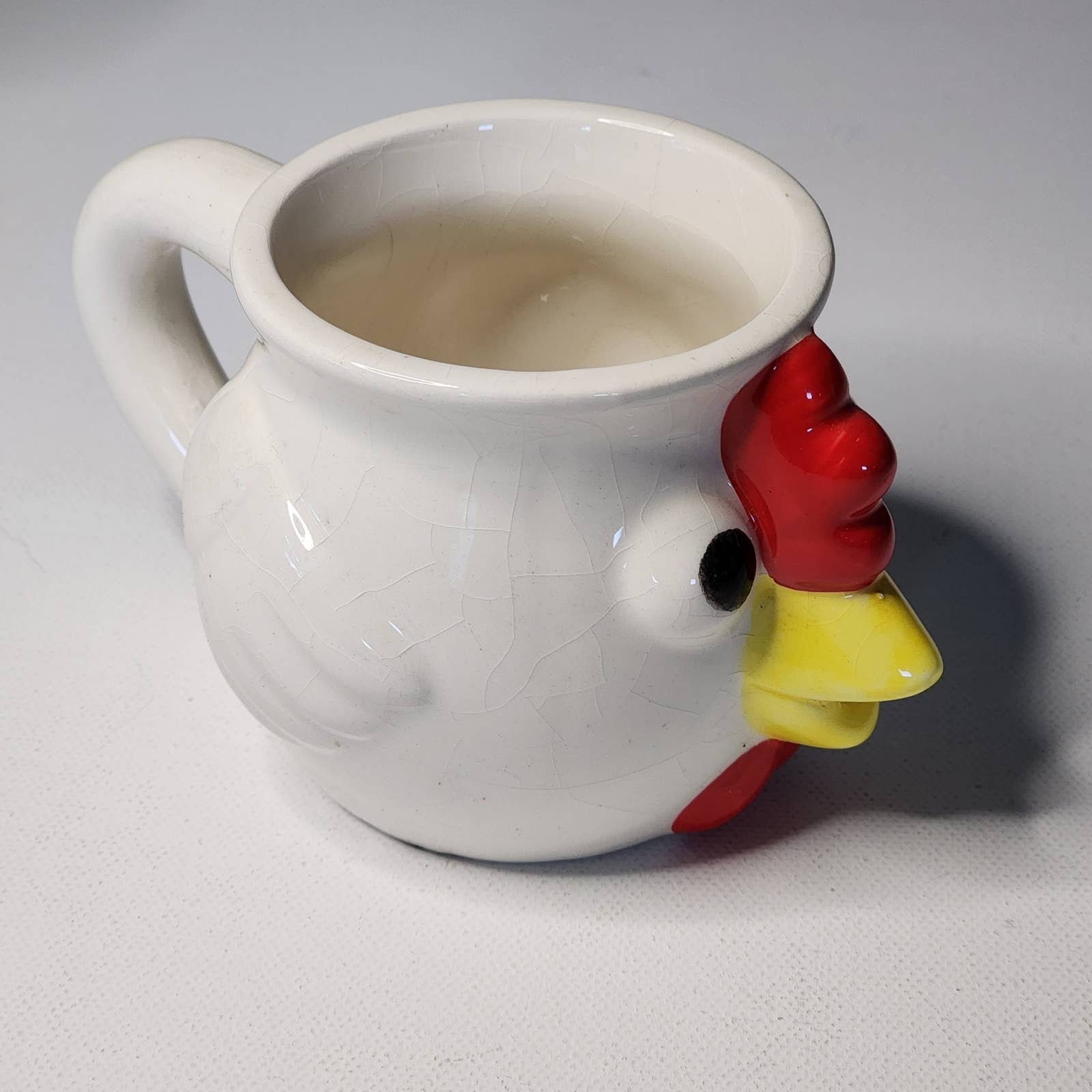 Vintage Anthropomorphic Rooster Creamer Cup Egg Separator Country Farm ...