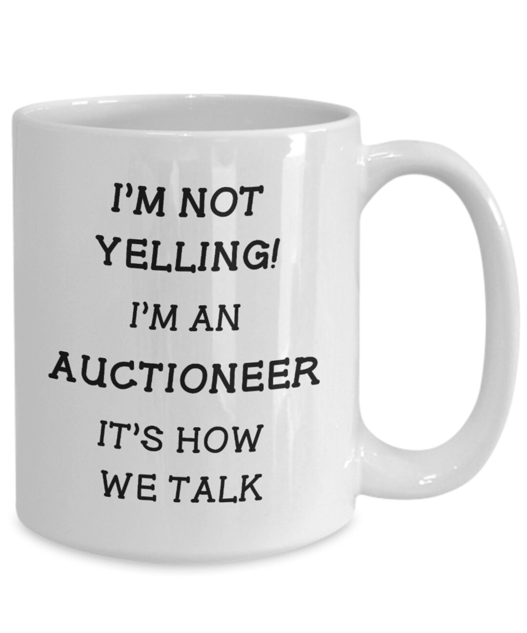 Auctioneer Mug, Funny Auctioneer Gift, Gift for Auction House Rep ...