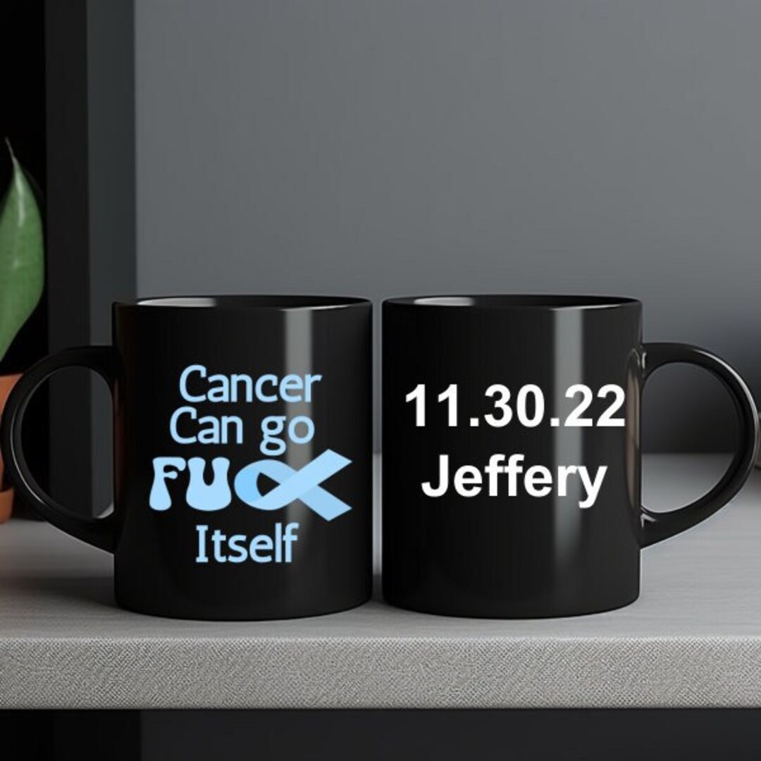Prostate Cancer Personalized Memorial Mug in Loving Memory - Etsy
