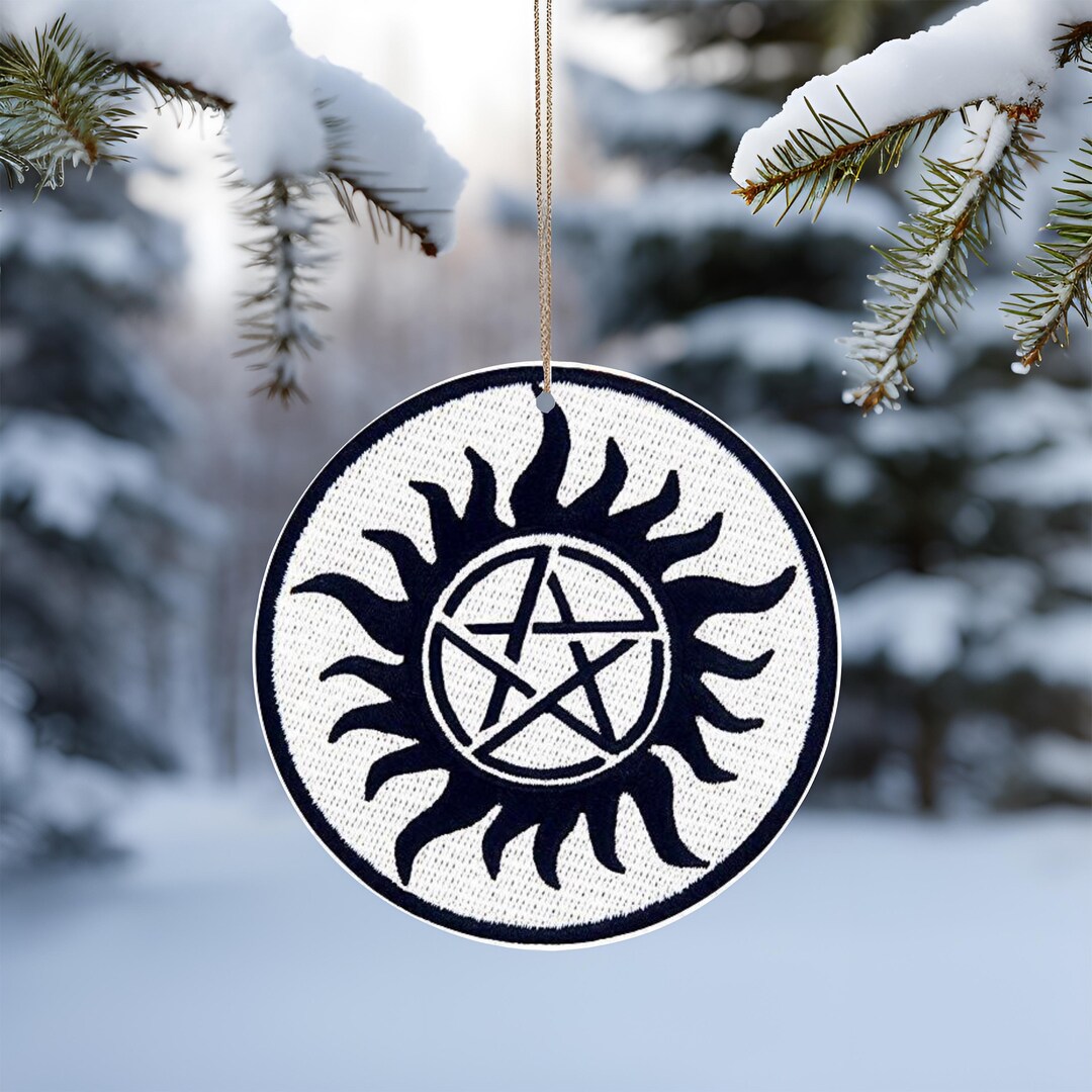 SPN Demon Protection Symbol Ornament, Supernatural Keepsake, Tattoo ...