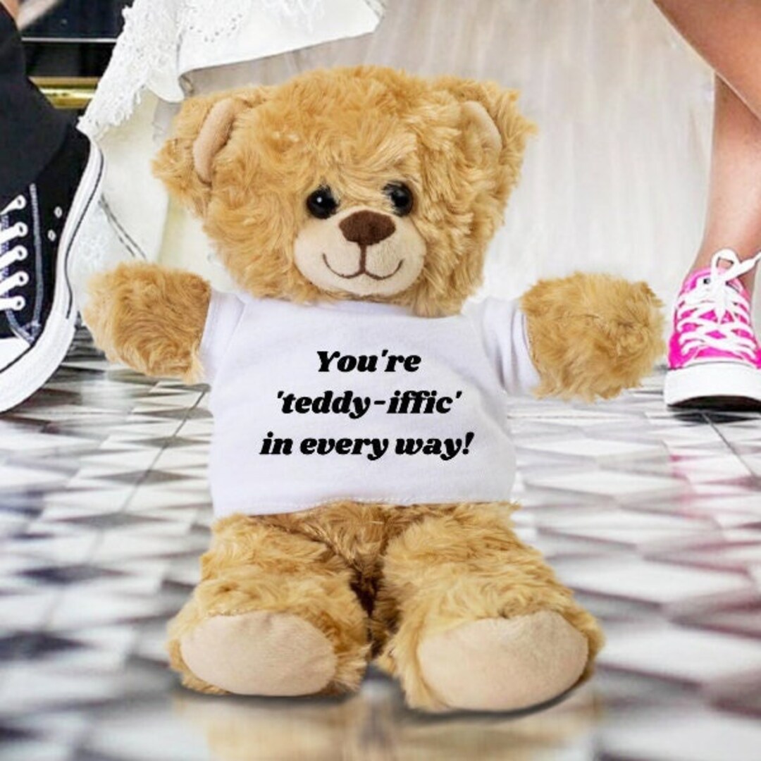 Romantic Bear for Him, Boyfriend Cuddle Companion, Cuddly Bear for Him ...