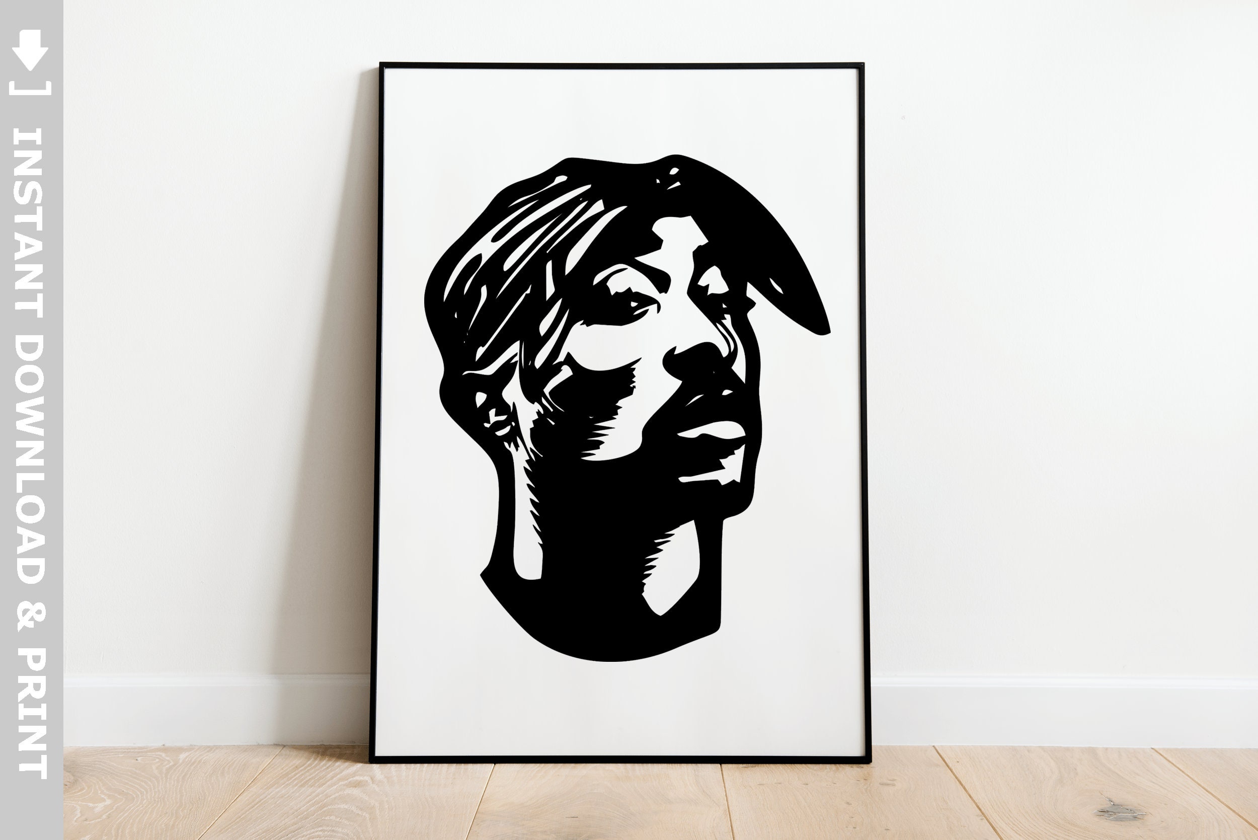 Tupac Shakur Printable Wall Decor Wall Art Tupac - Etsy