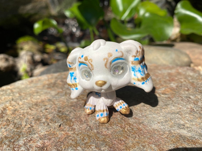 Custom LPS Cocker Spaniel Glass Eye Porcelain Pattern - Etsy