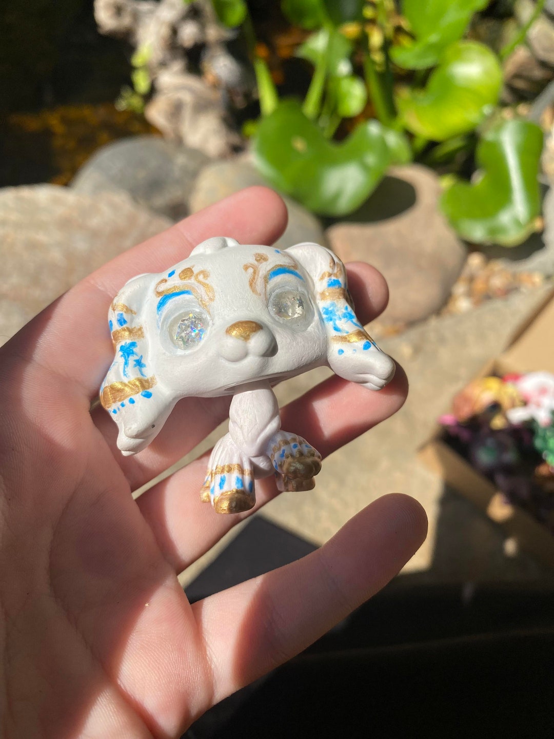 Custom LPS Cocker Spaniel Glass Eye Porcelain Pattern - Etsy