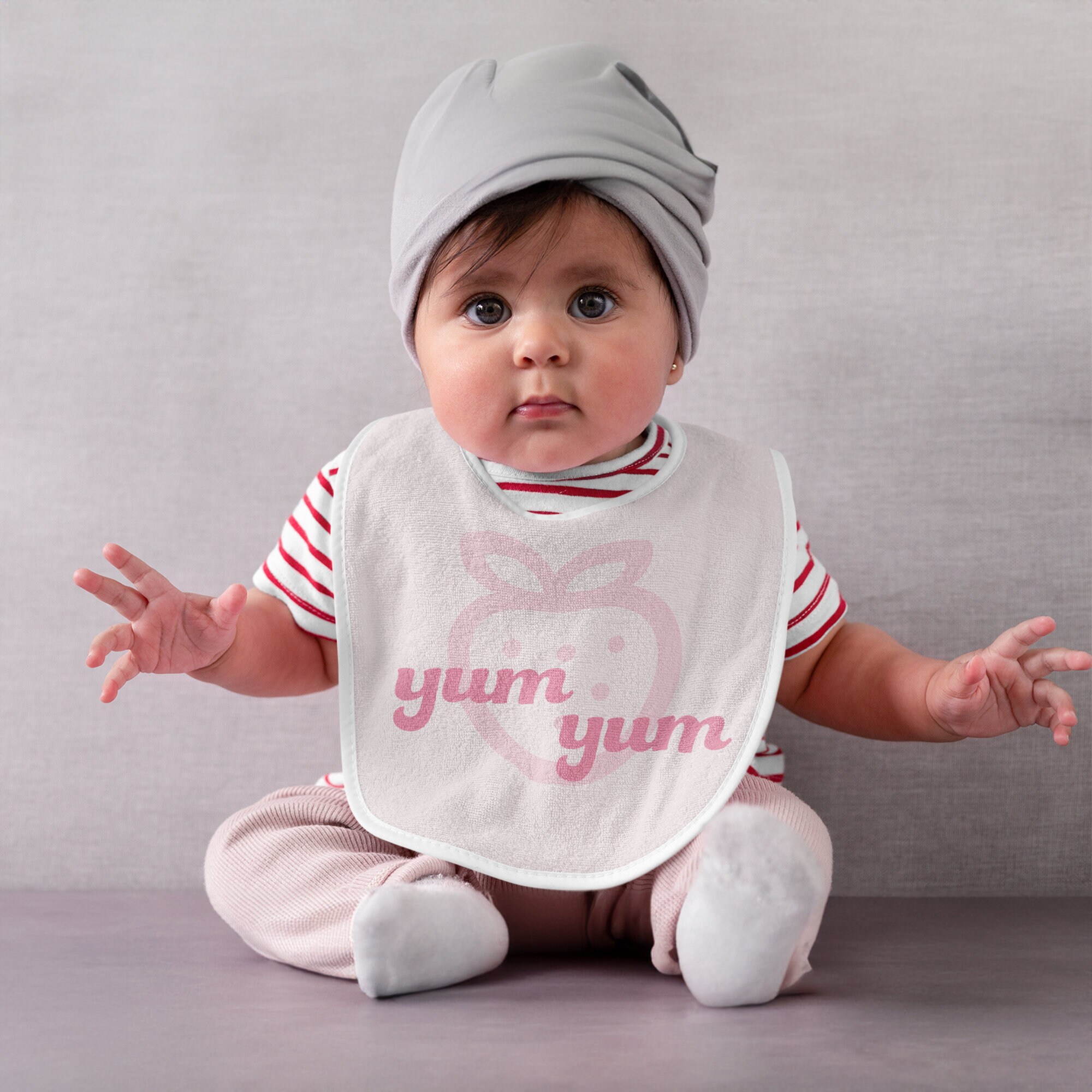Baby Bip Mockup Girl Bip Mockup Easy Bib Mockup Baby T-shirt Baby ...