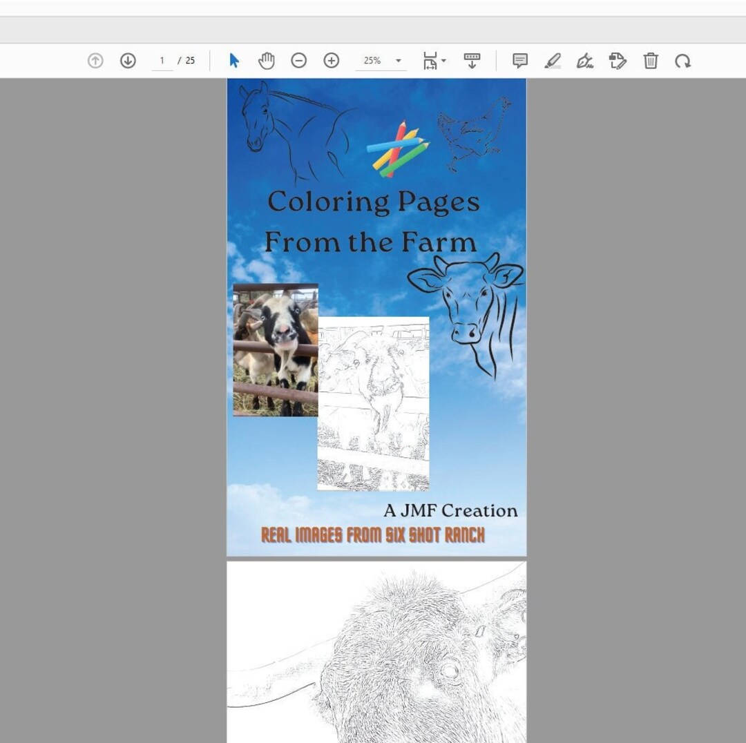 Farm Coloring Book: Adult & Kid Friendly! - Etsy