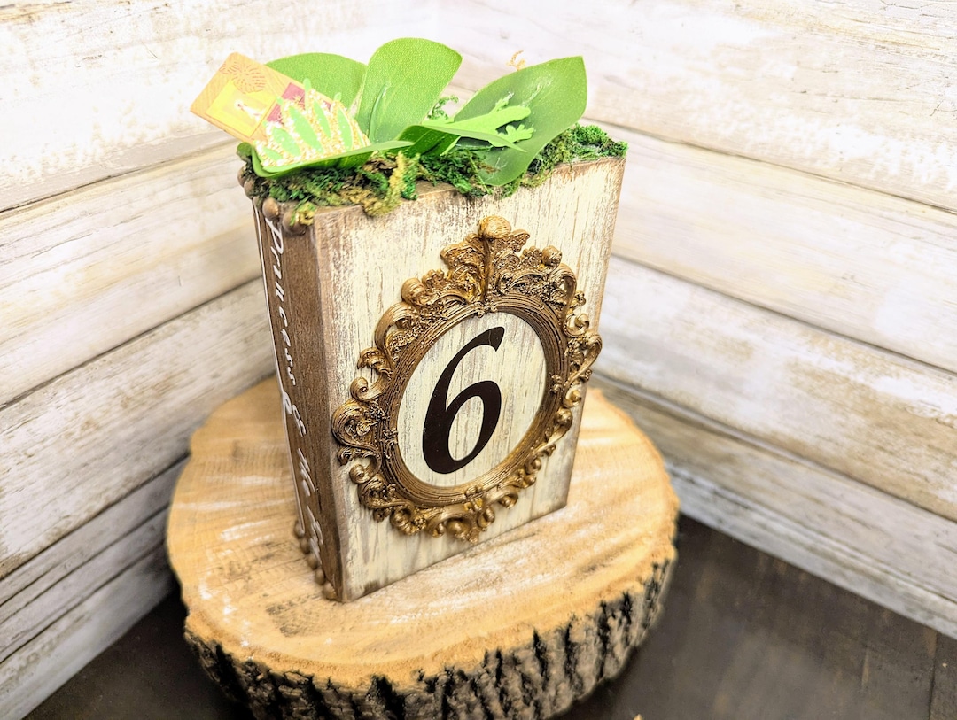 Disney Tiana Table Number Decor, Disney Wedding Table Numbers, Disney ...