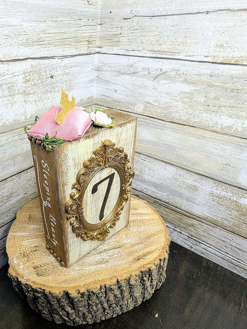 Disney Sleeping Beauty Table Number Decor, Disney Wedding Table Numbers ...