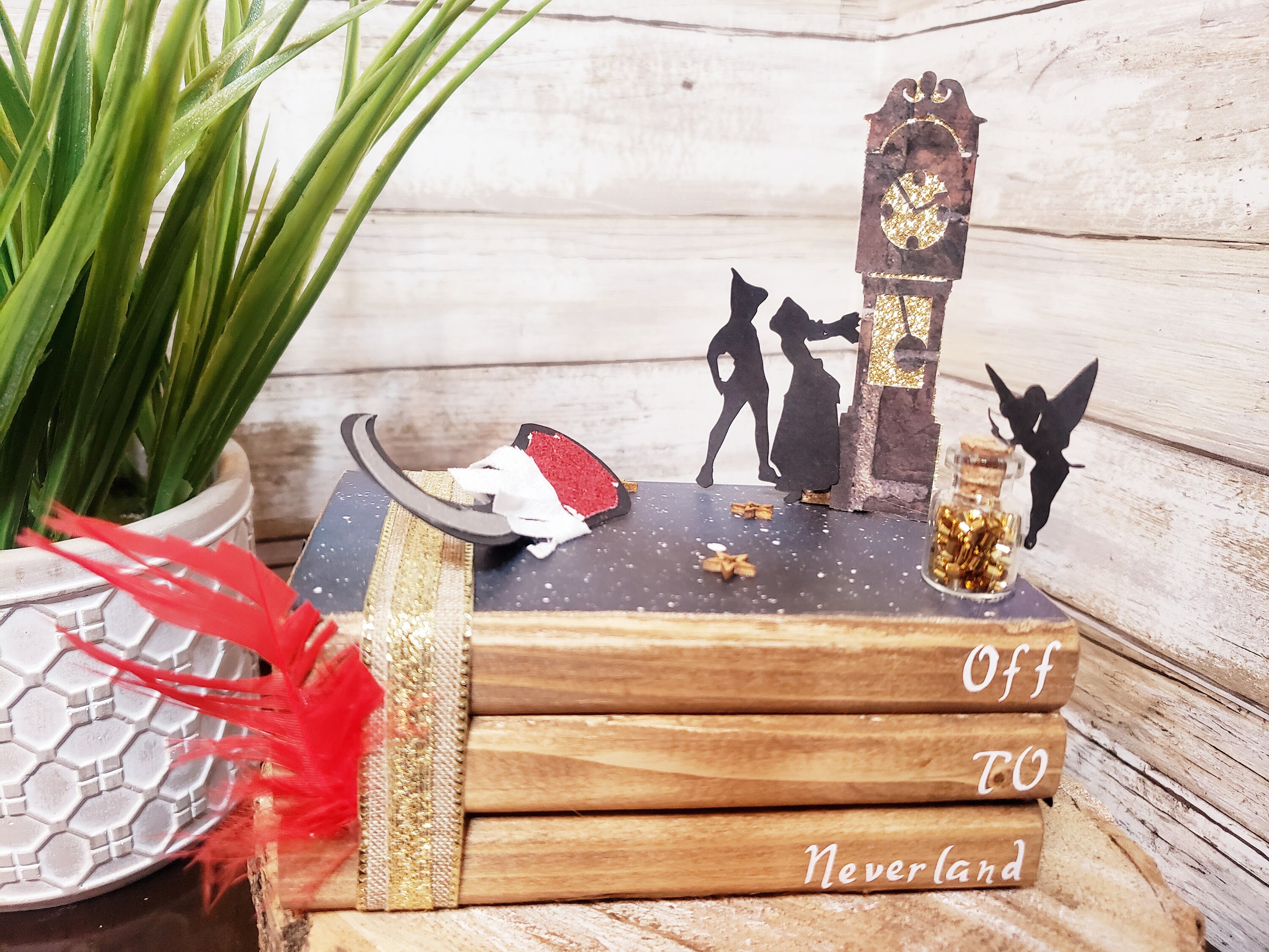 Peter Pan Neverland Centerpiece, Tinkerbell, Wendy, Lost Boys, Captain ...