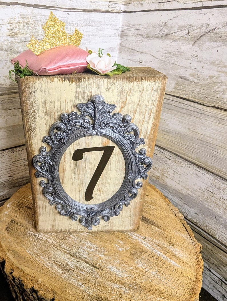 Disney Sleeping Beauty Table Number Decor, Disney Wedding Table Numbers ...