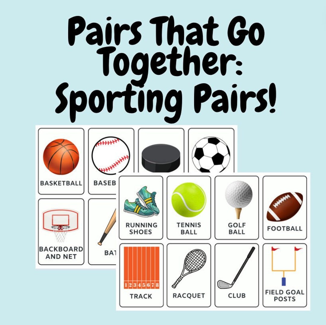 Pairs That Go Together: Sporting Matchup - Etsy