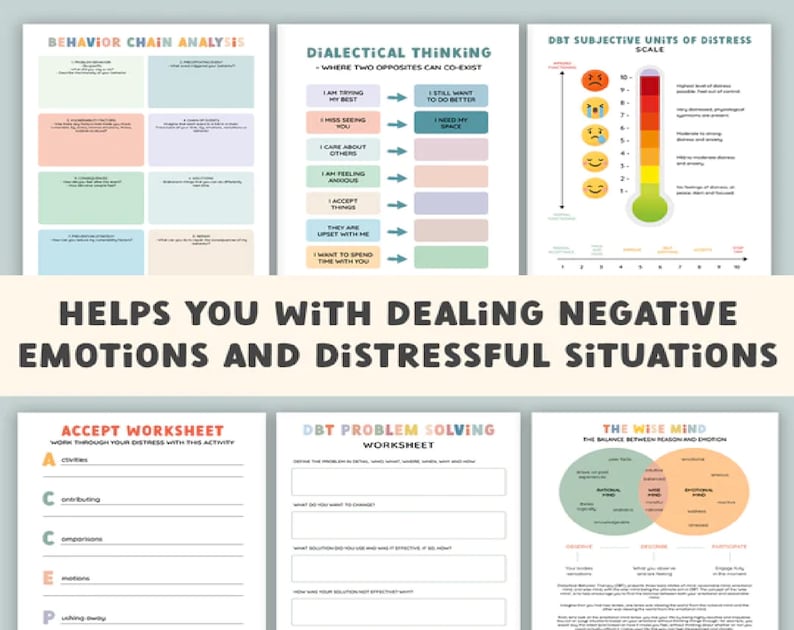 DBT MEGA BUNDLE Dbt Skills 2023 2024 Dbt Workbook - Etsy Australia