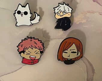 Jujutsu Kaisen Manga Anime Button Pin Batch 2 - Etsy
