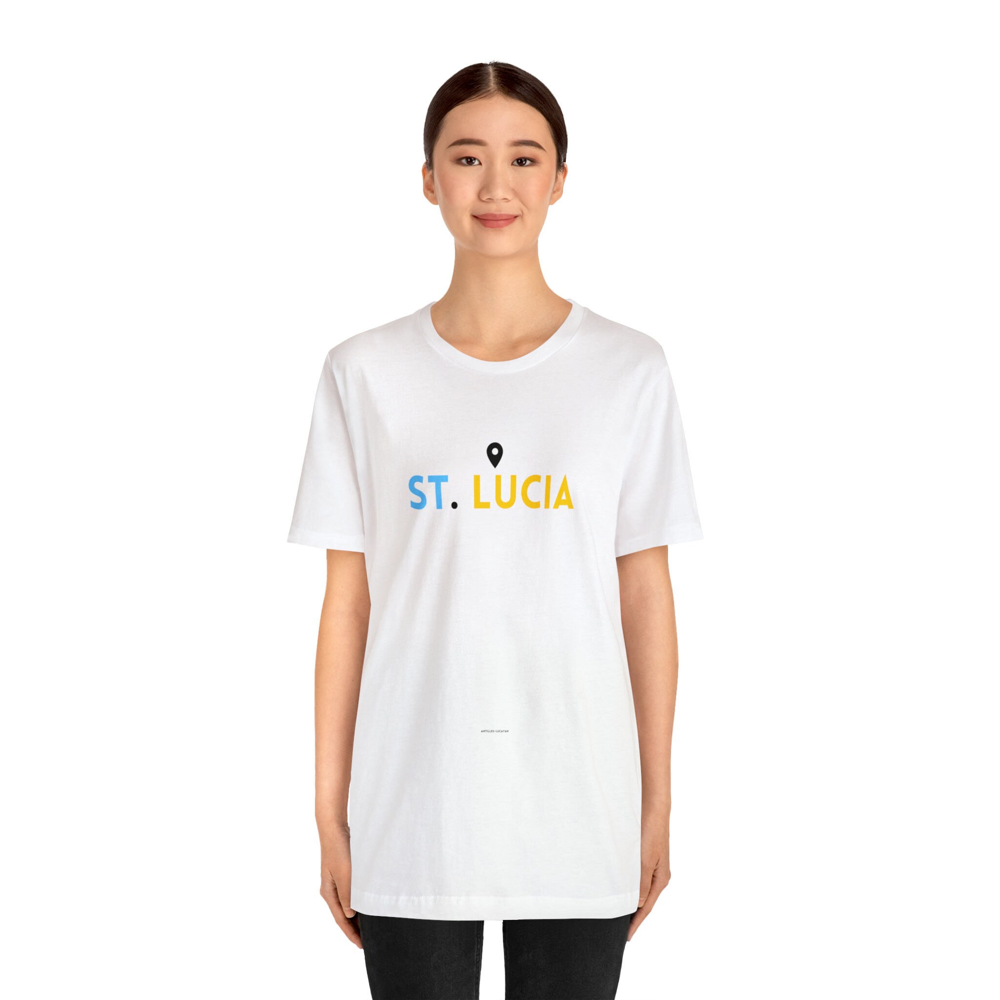 St. Lucia Pin Drop Tee - Etsy