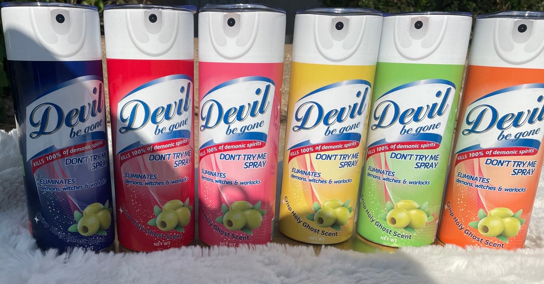 Devil Be Gone Tumblers - Etsy