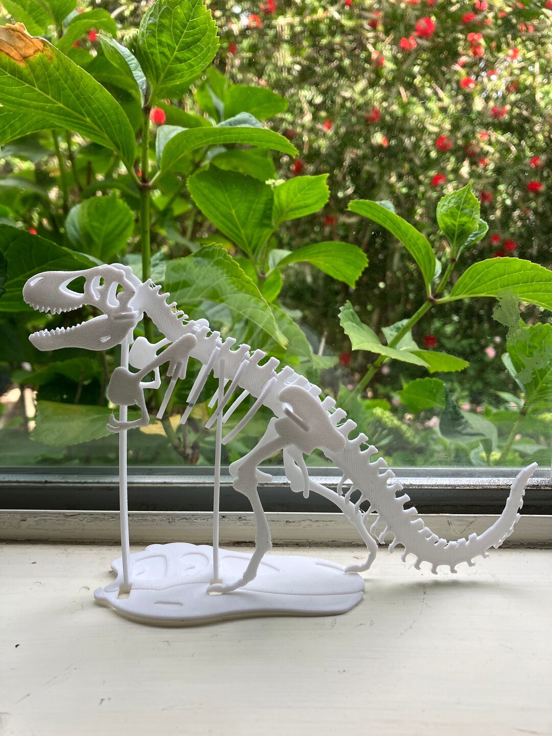 3-D Printed T-rex Dinosaur Puzzle Paint-kit. One of a Kind. Custom Made ...