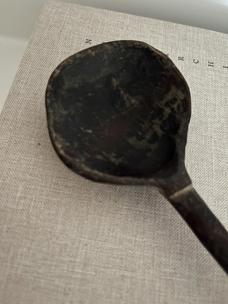 Vintage Primitive Wooden Spoon - Etsy