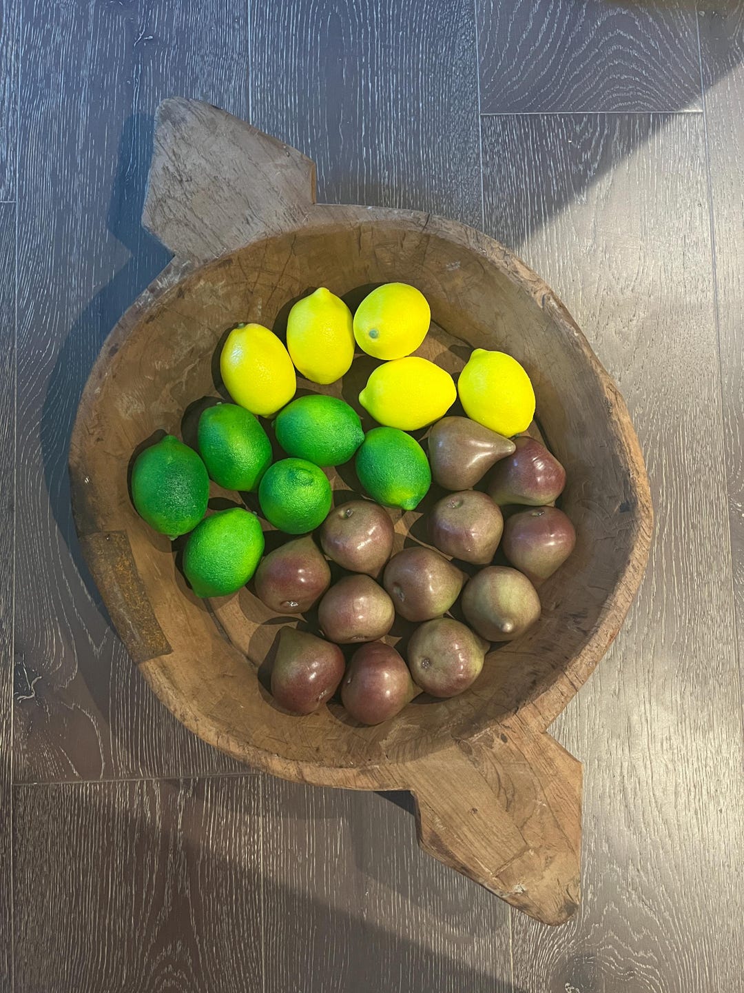 Large Vintage Wood Parat Bowl - Etsy