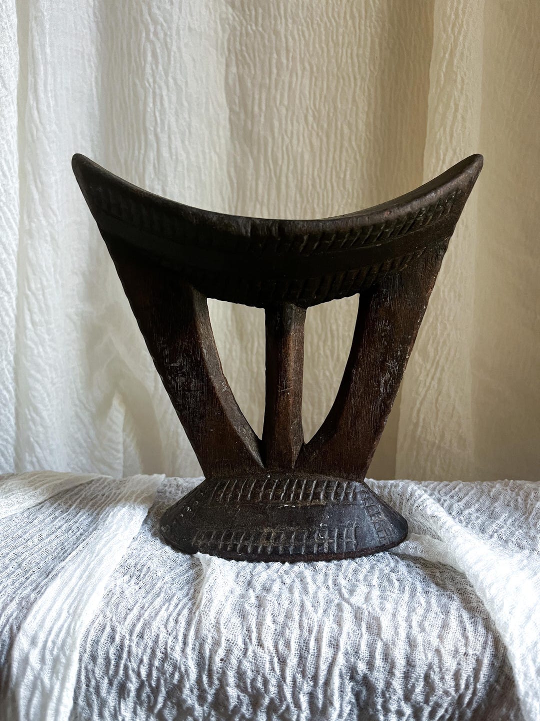 Antique Ethiopian Tribal Headrest - Etsy