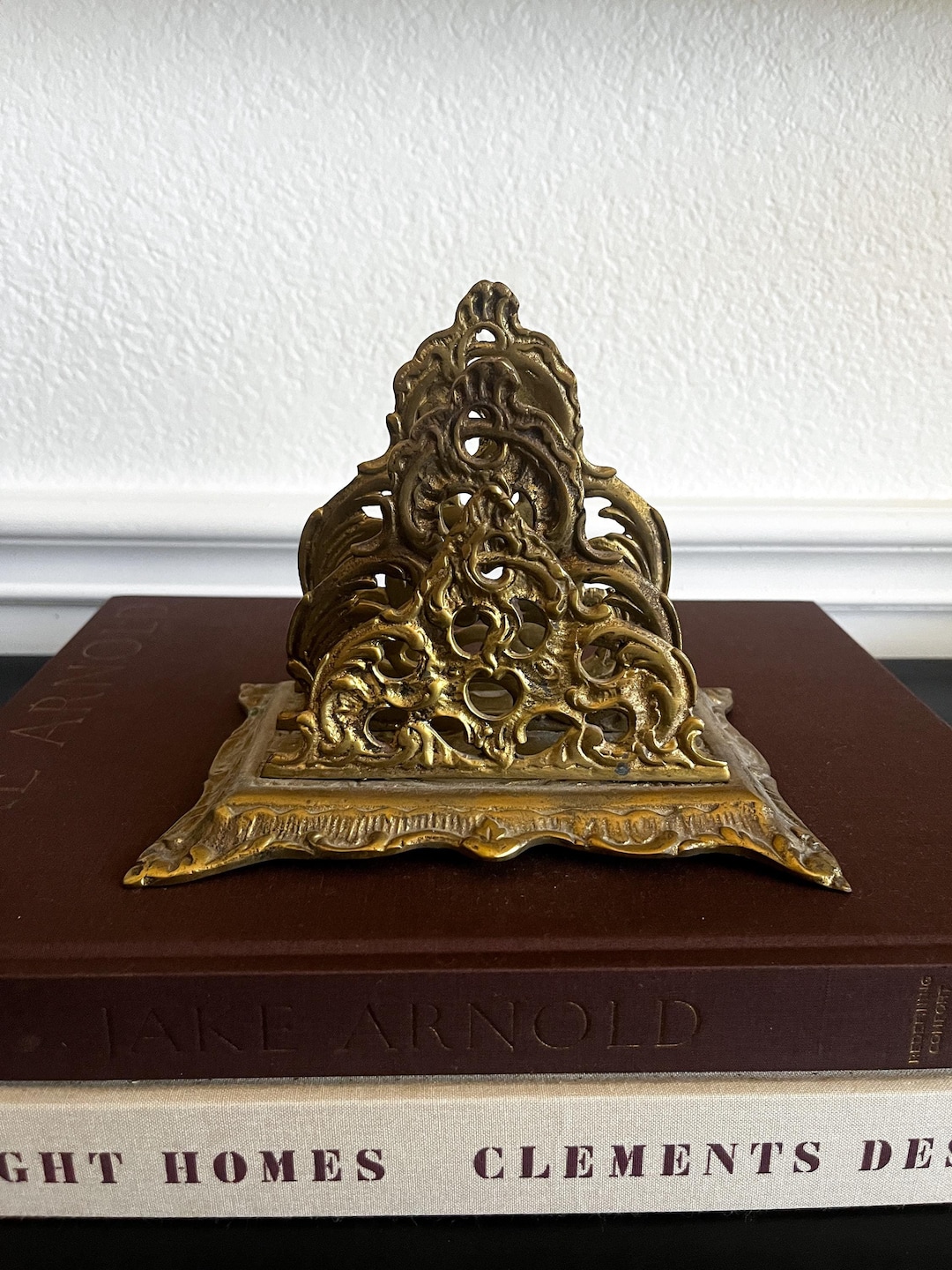 Antique Brass Letter Holder - Etsy