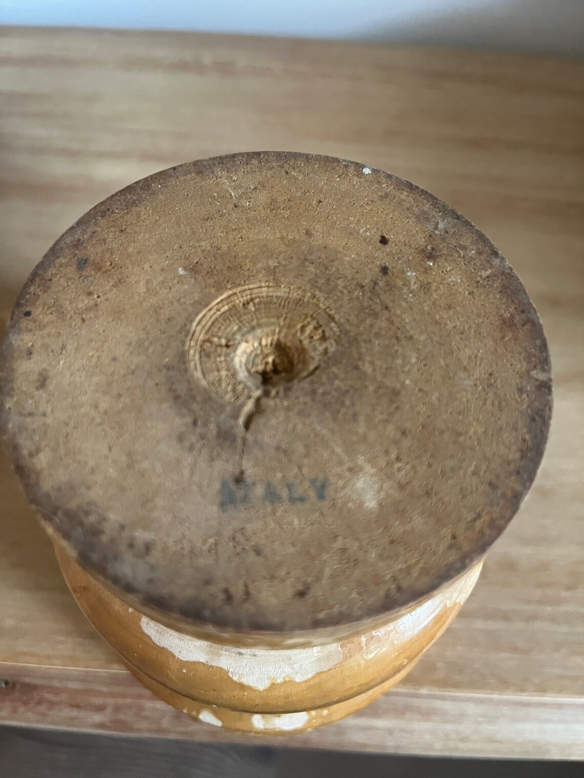 Vintage Large Wood Mortar and Pestle Made in Italy Primitive Decor - Etsy