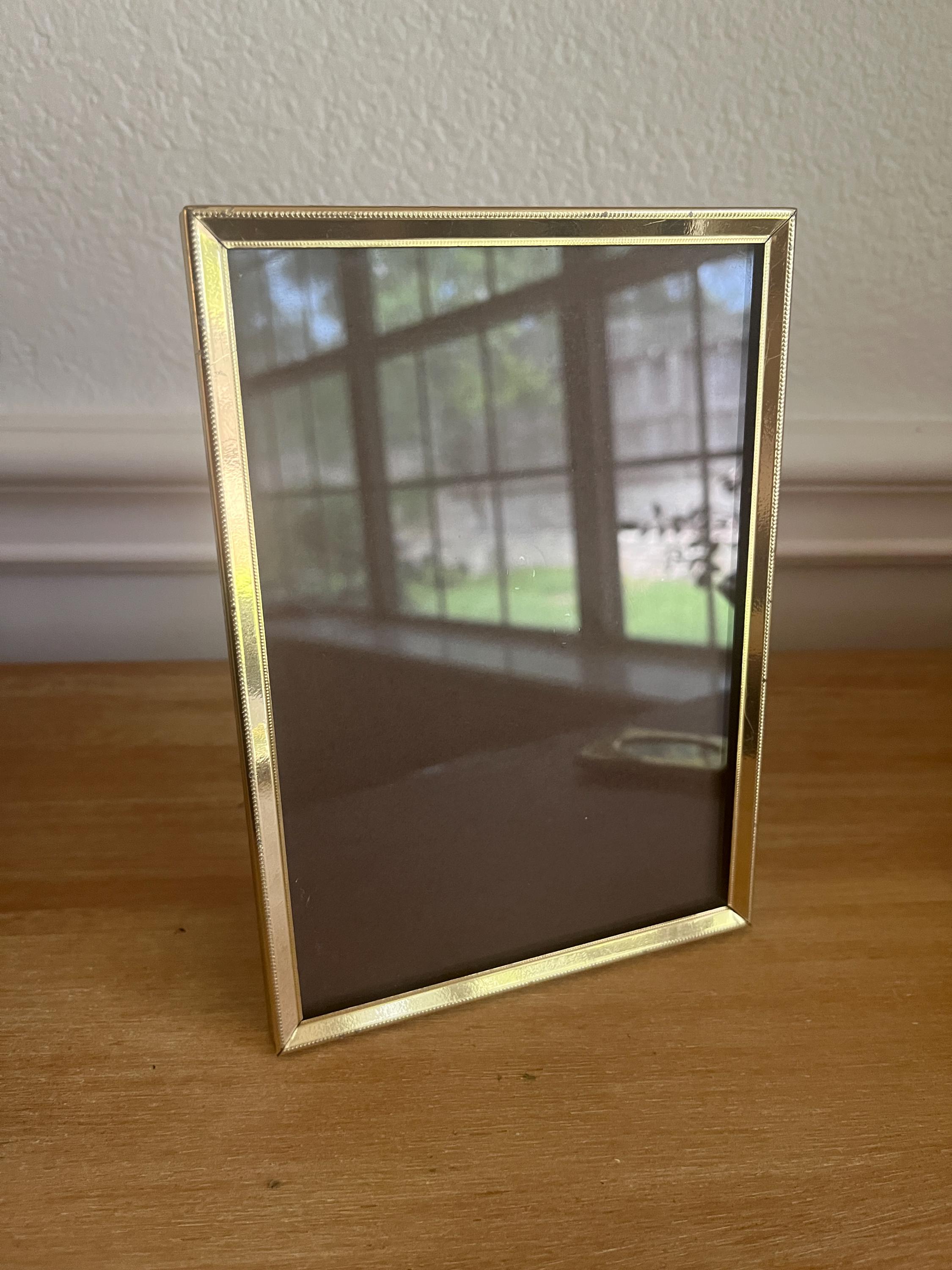 Vintage 5x7 Gold Tone Vintage Metal Frame - Etsy