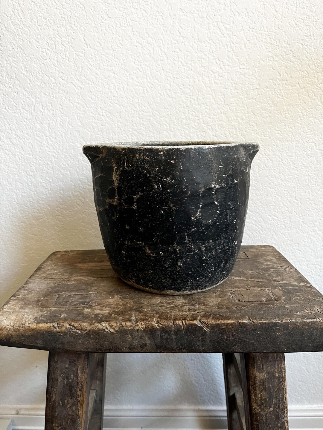 Vintage Stone Kundi Bowl Large - Etsy