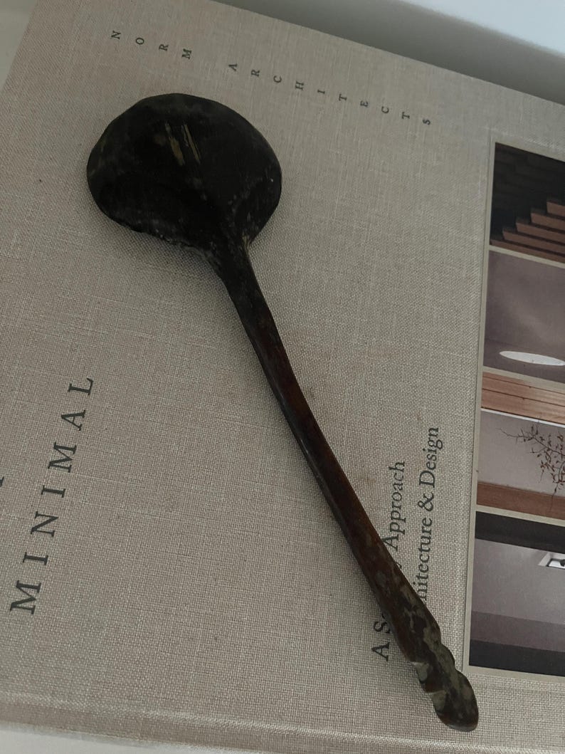 Vintage Primitive Wooden Spoon - Etsy