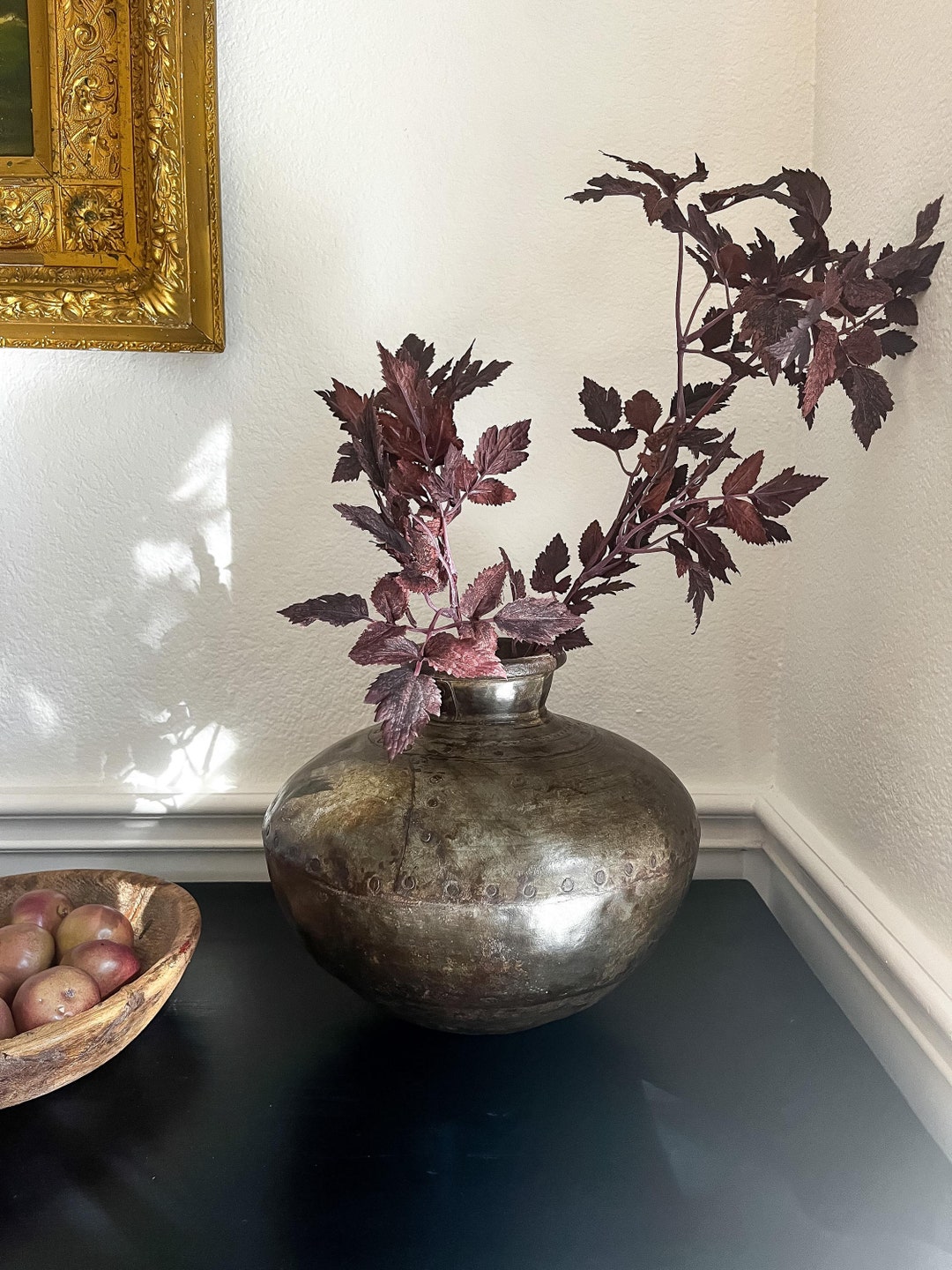 Antique Indian Metal Water Pot - Etsy