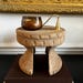 Vintage Carved Wood Mini Stool - Etsy