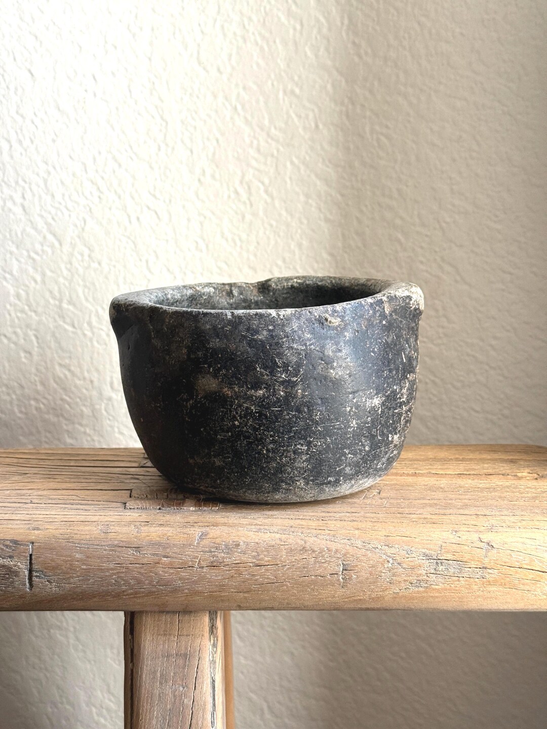 Small Vintage Stone Kundi Bowl - Etsy