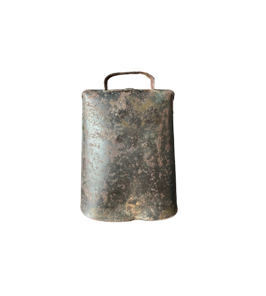 Large Antique Cow Bell - Etsy
