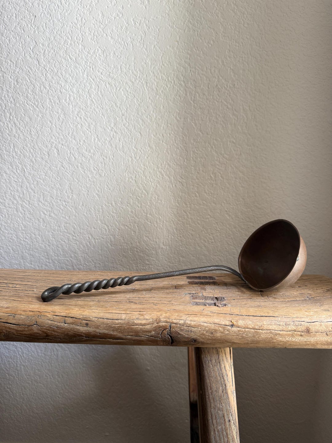 Antique Hand Forged Copper Ladle - Etsy