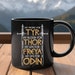 Viking Mug Viking Axes Viking Lovers Norse Mythology Fans Viking Axes ...