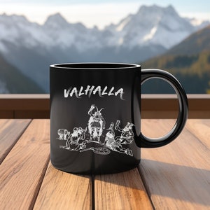 Viking Mug - Viking Valhalla - Viking Lovers - Norse Mythology Fans ...