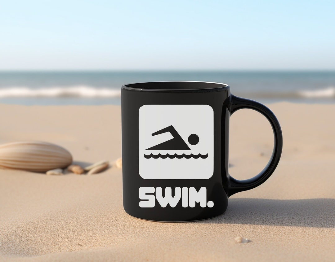 Swimming Mug - Swim. - Summer - Swim - Swim Lovers - Swimming Mug - Etsy