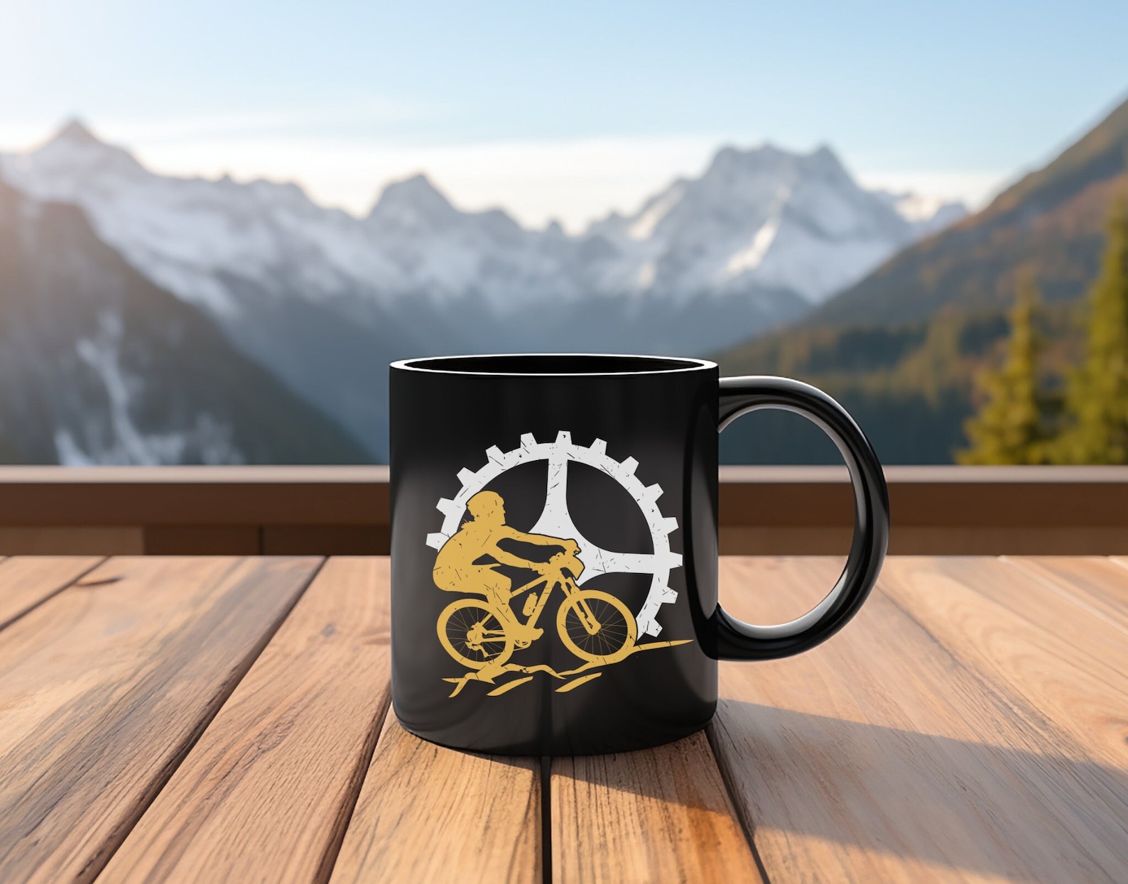 Bike Mug Bike Motif Bike Lovers Bicycle Mountain Bike Bike Motif Mug - Etsy