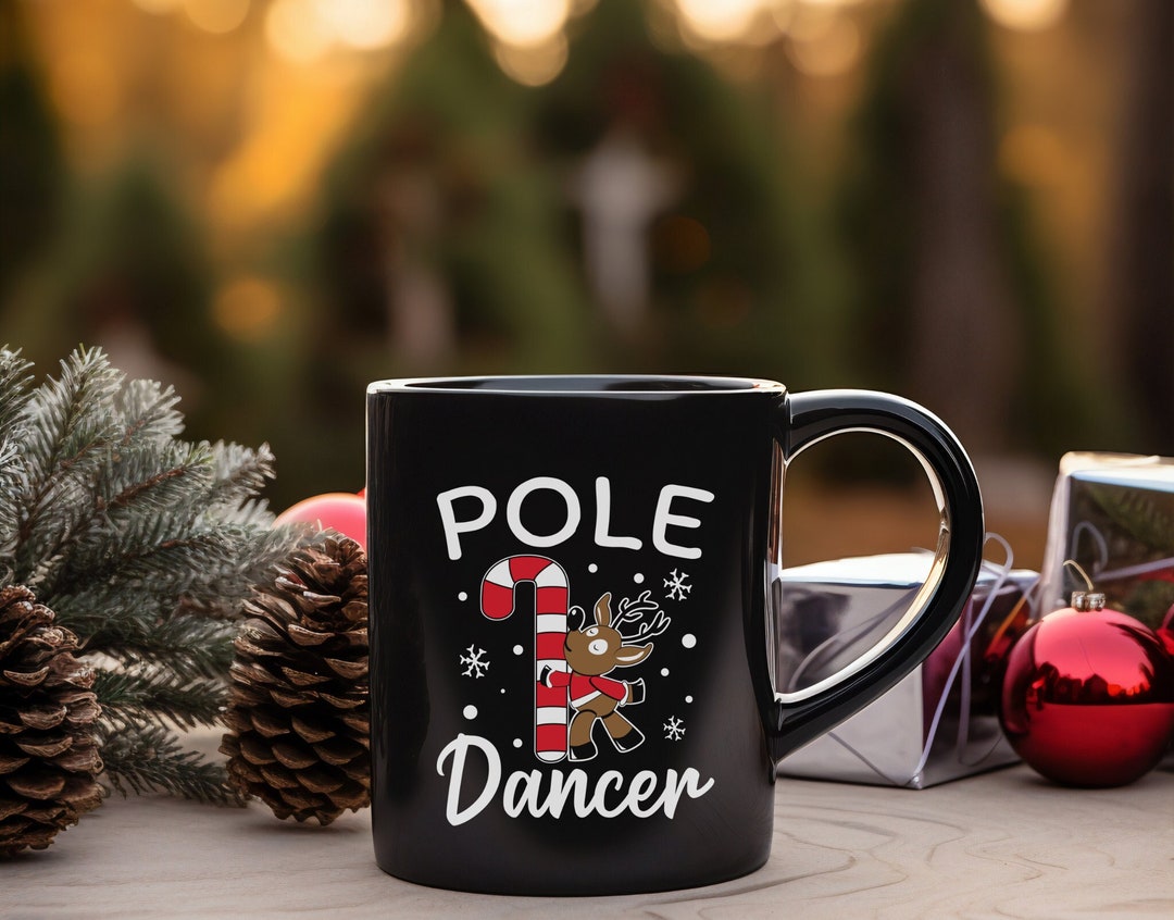 Christmas Mug Pole Dancer Reindeer Christmas Gift Funny Reindeer Pole ...