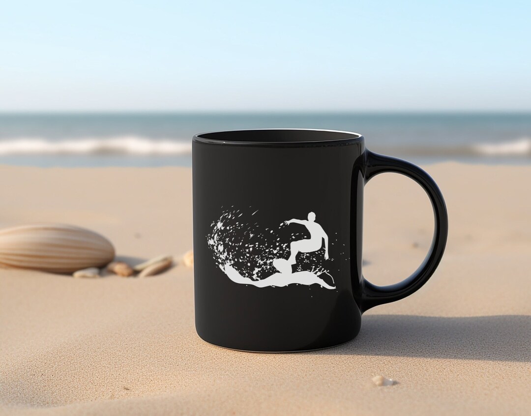 Surfing Mug - Surfer - Summer - Surf - Surf Lovers - Surfer Mug - Etsy
