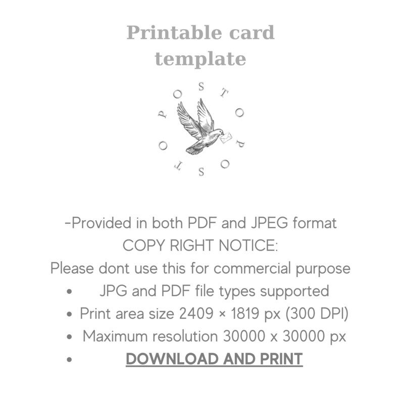 Printable Birthday Card Happy Birthday Card Printable Etsy